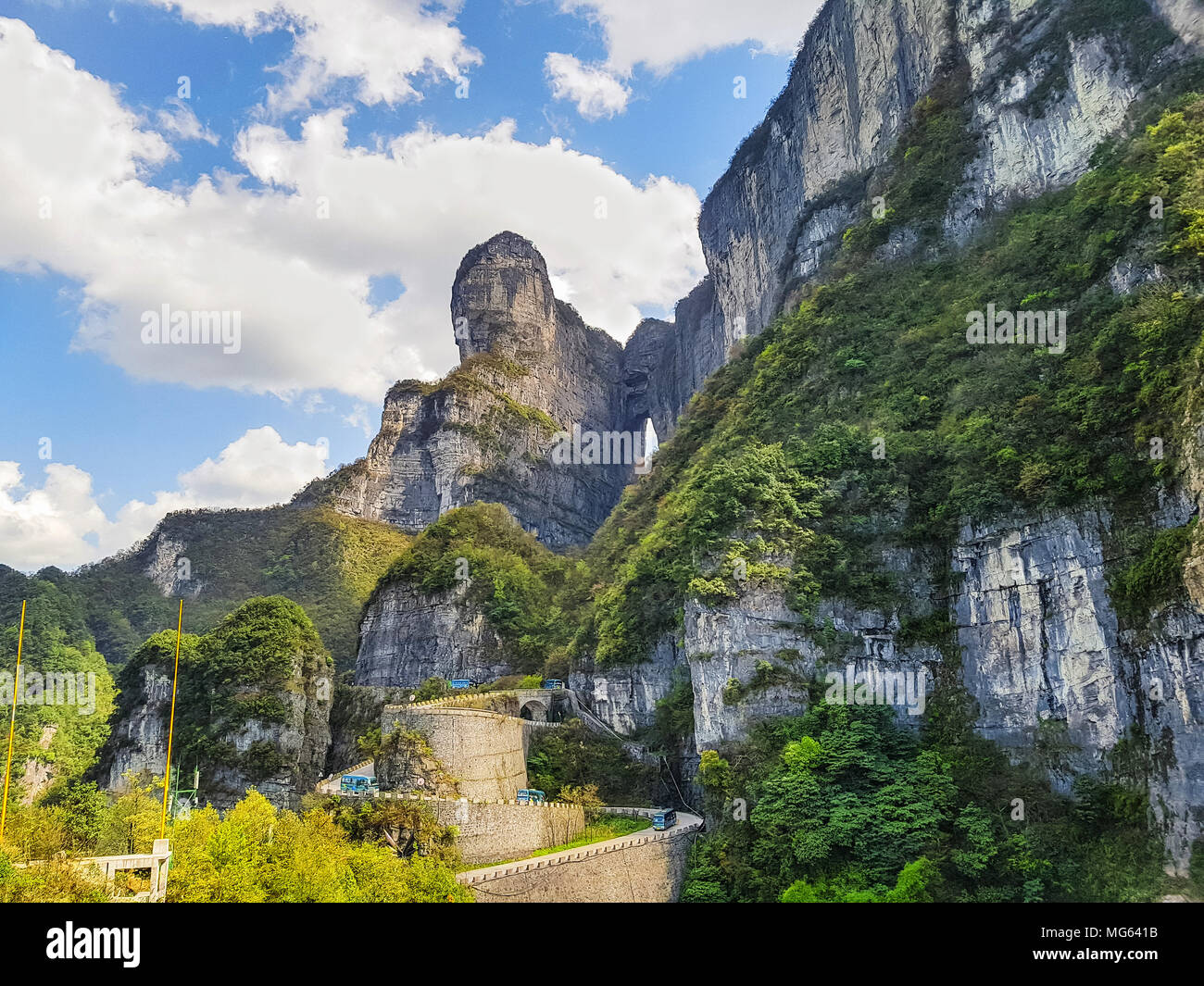 The Heaven Gate Tianmen Shan Stock Photo - Alamy