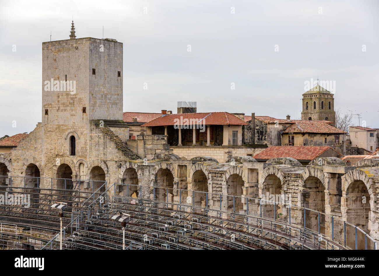 Roman amphitheatre in arles hi-res stock photography and images - Alamy