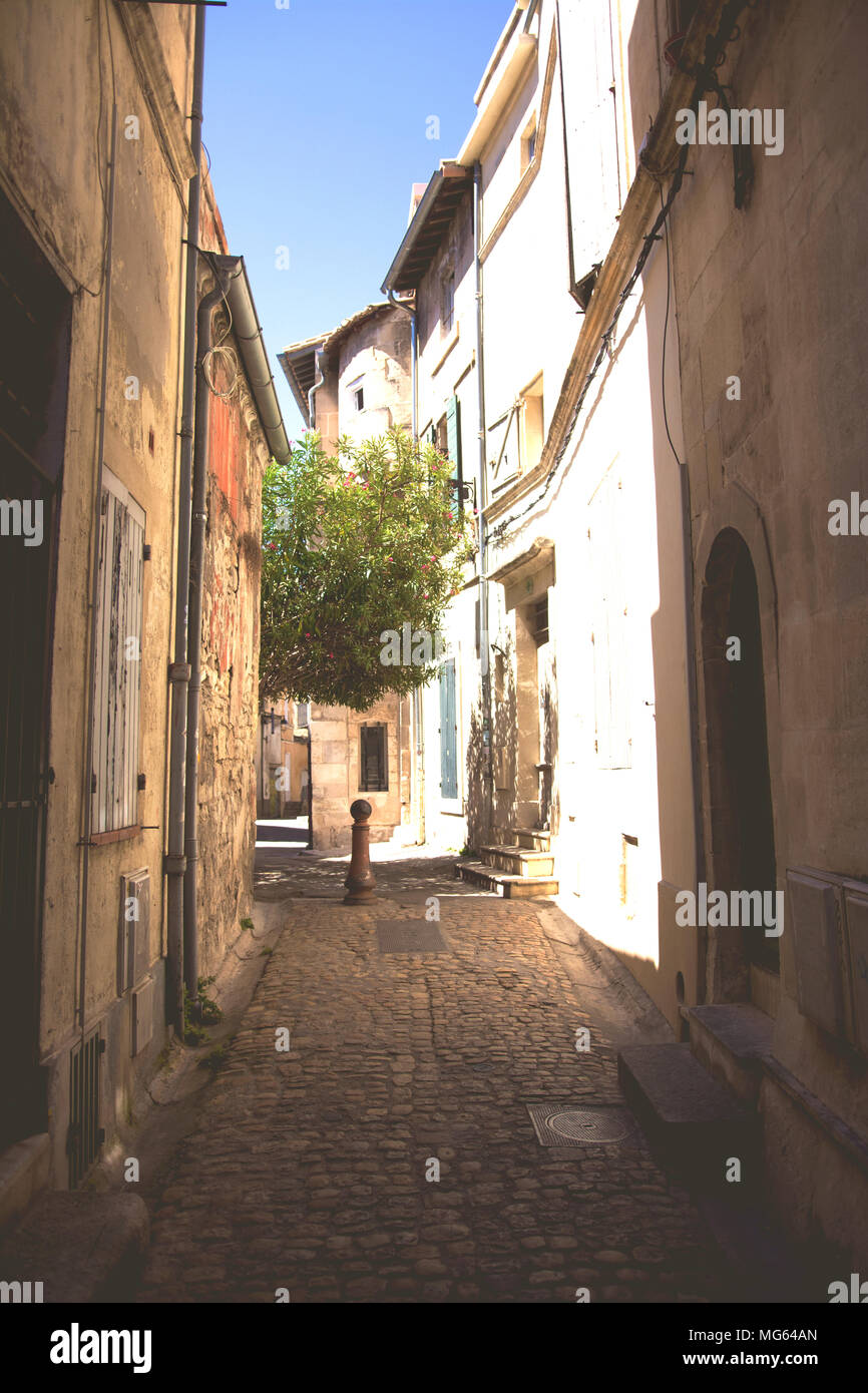Provence street France Stock Photo - Alamy