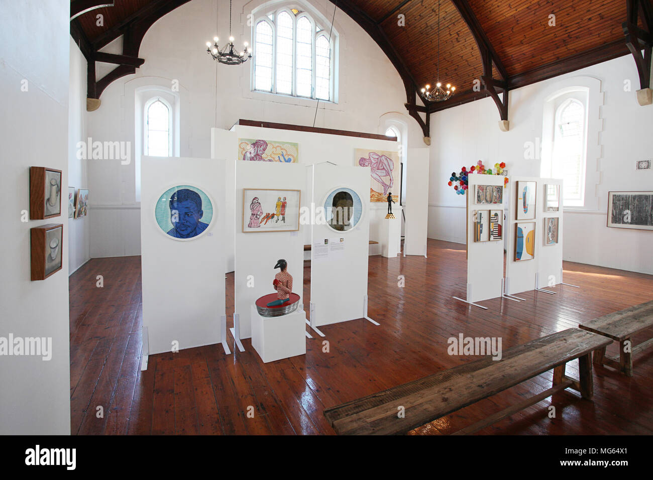 Contemporary Art Gallery interior Stock Photo - Alamy