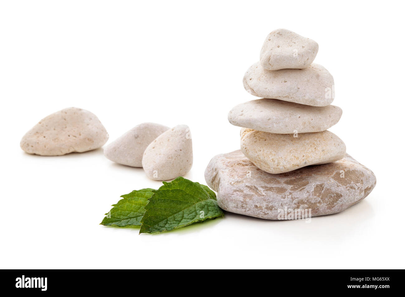 Balance stones stacked pyramid Cut Out Stock Images & Pictures - Alamy