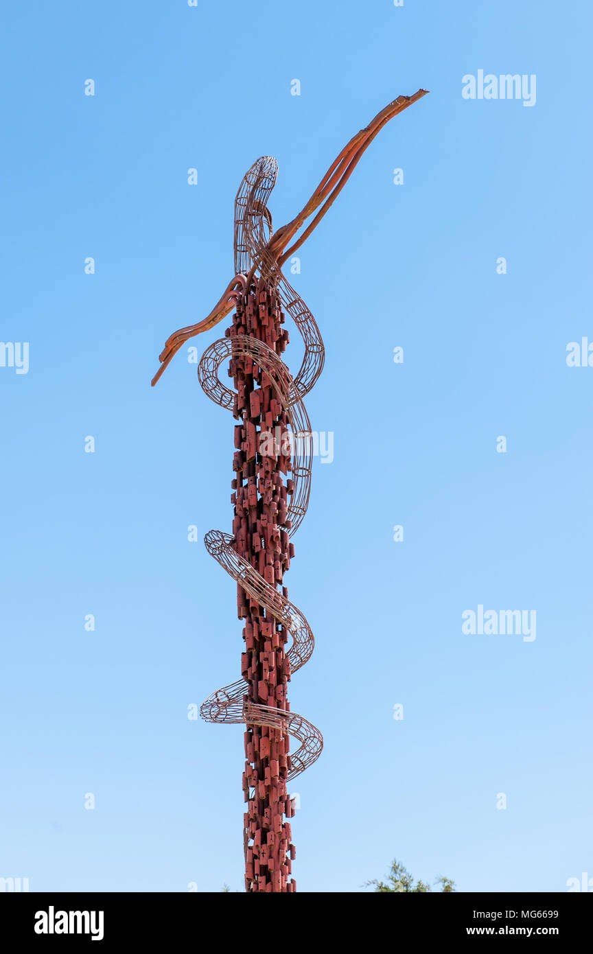 Brazen Serpent of Moses, Mount Nebo Stock Photo - Alamy