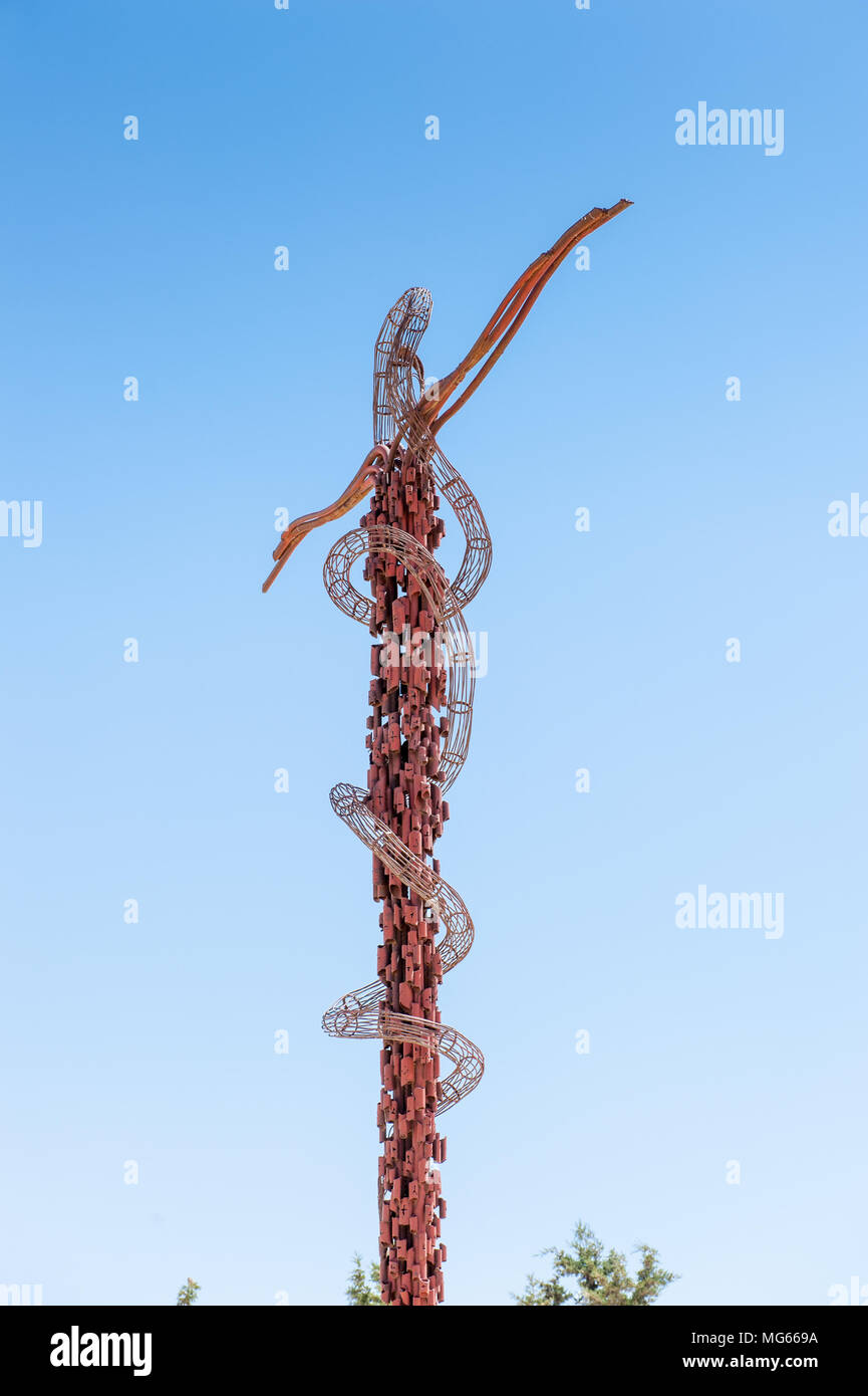 Brazen Serpent of Moses, Mount Nebo Stock Photo - Alamy