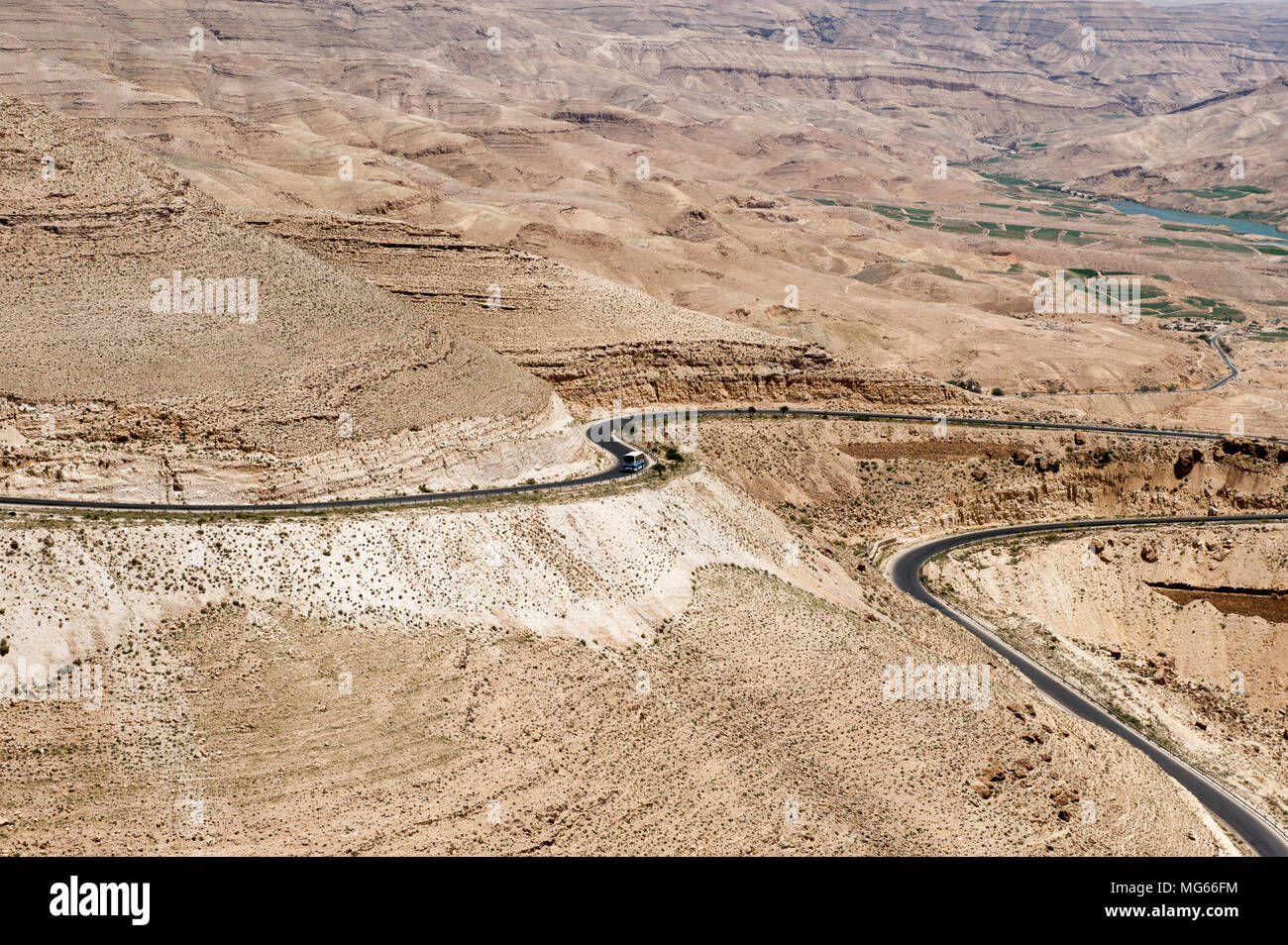 Desert nature from above, Jordan Stock Photo - Alamy