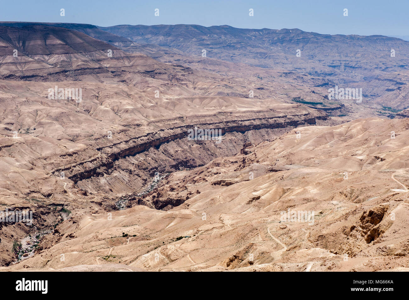 Desert nature from above, Jordan Stock Photo - Alamy