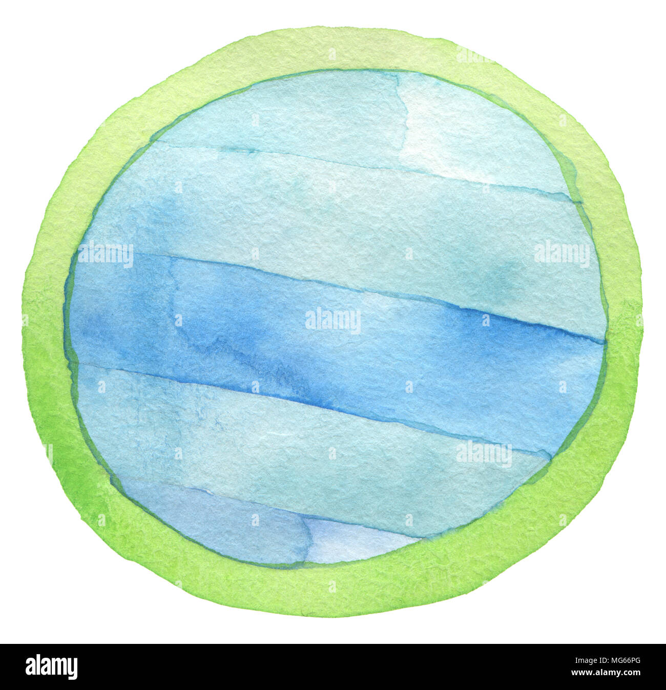 Watercolour paper circle Cut Out Stock Images & Pictures - Alamy