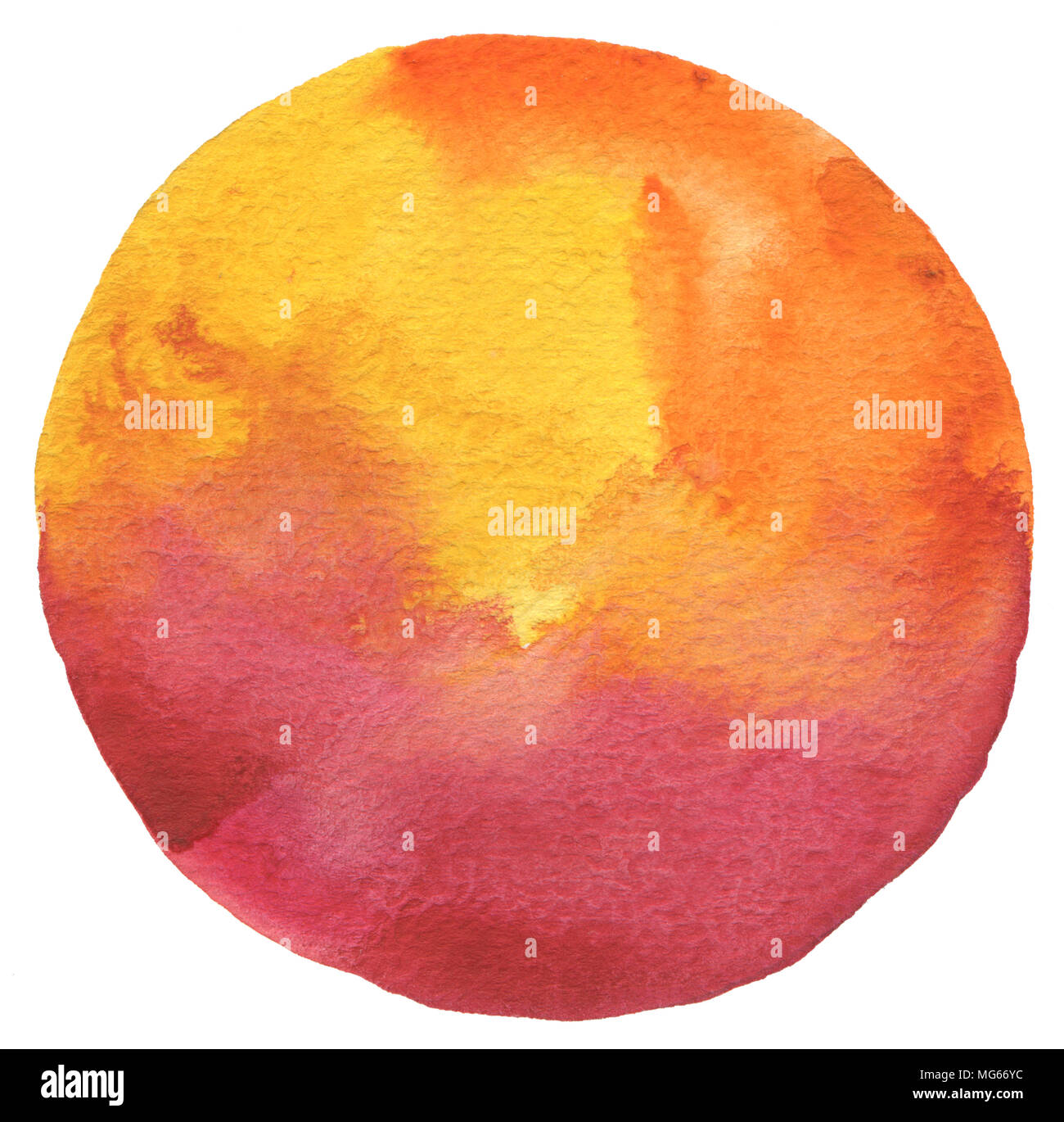 Watercolour paper circle Cut Out Stock Images & Pictures - Alamy