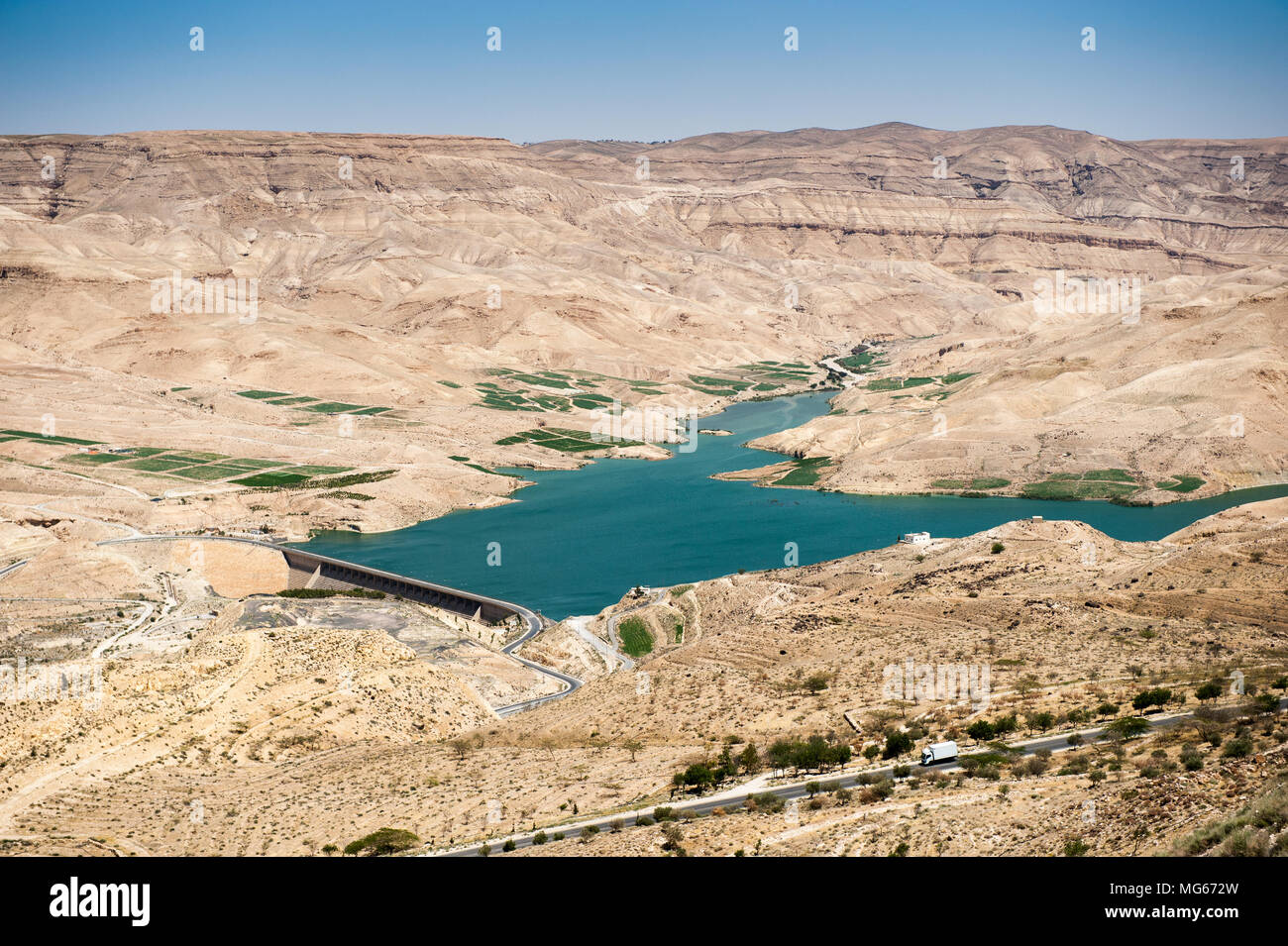 Aerial view of the kingdom of jordan hi-res stock photography and ...