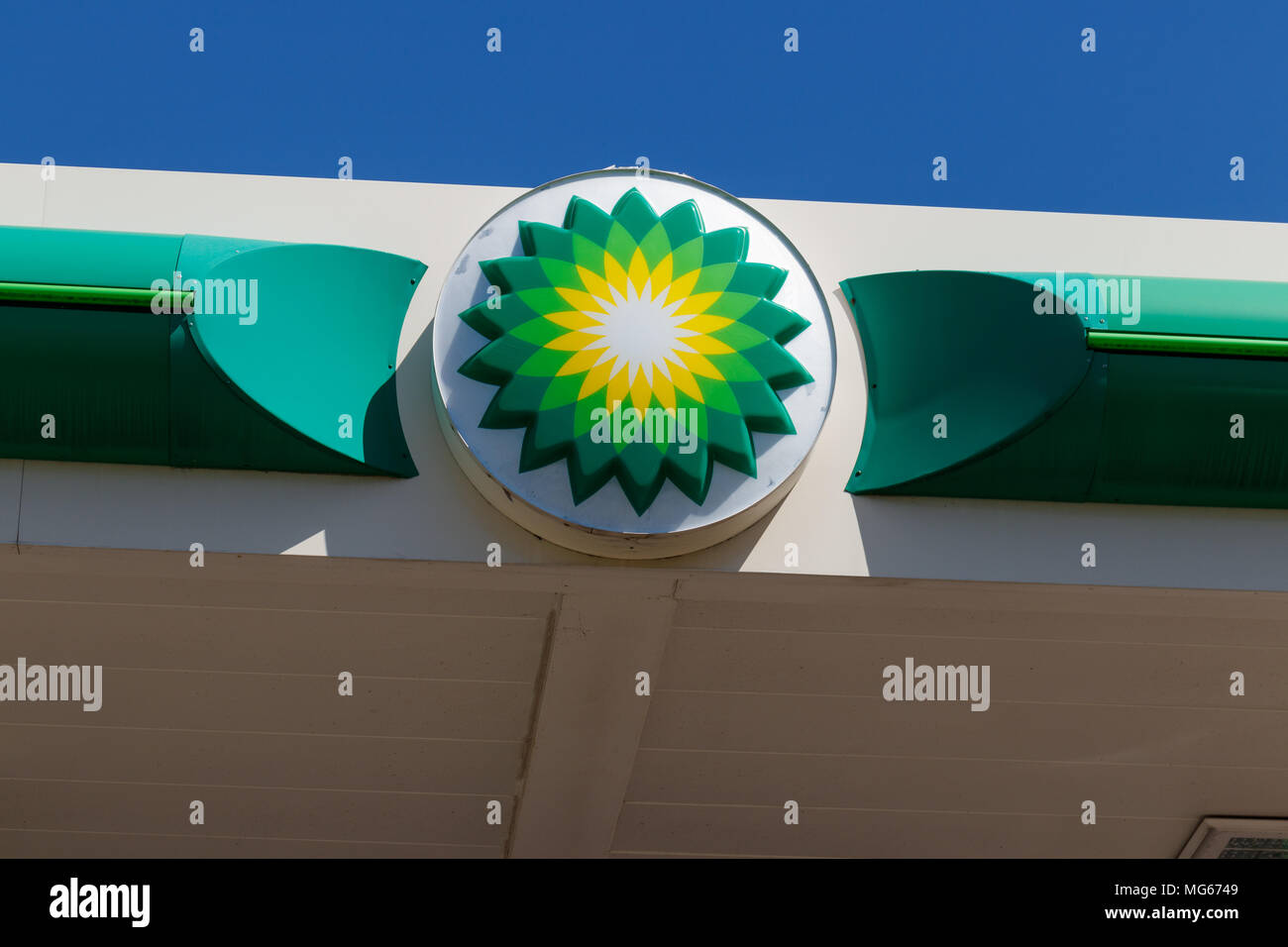 Anderson - Circa April 2018: BP Retail Gas Station. BP is One of the ...