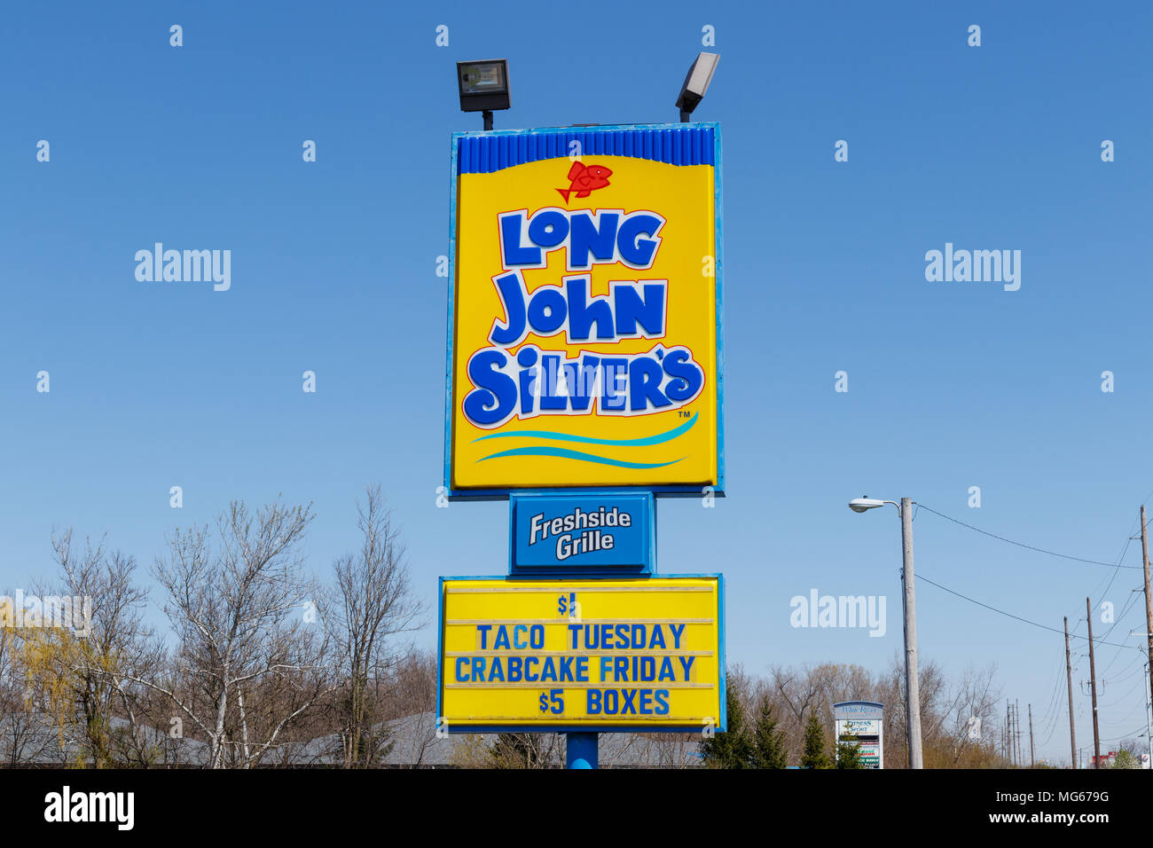 Long john silver sign hi-res stock photography and images - Alamy