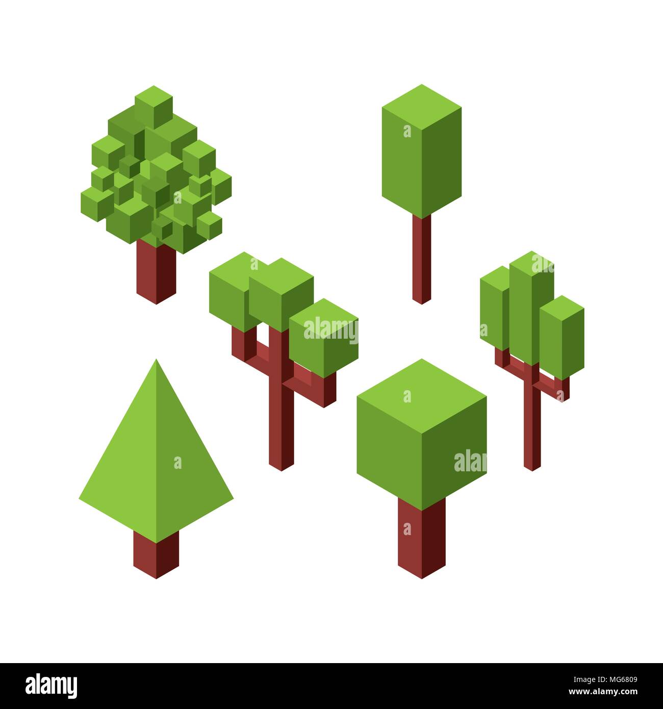 nature in pixels design, vector illustration eps10 graphic Stock Vector ...