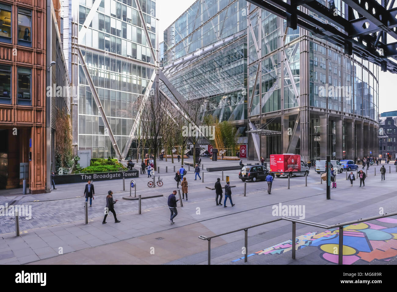 Exchange square london hi-res stock photography and images - Alamy