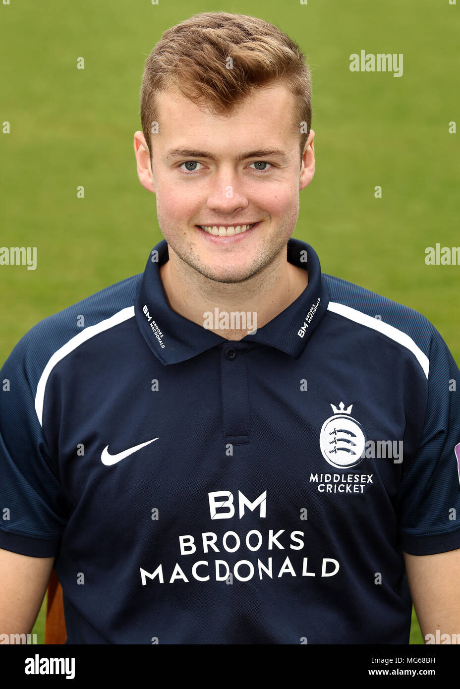 Middlesex's Tom Helm during the media day at Lord's Cricket Ground ...
