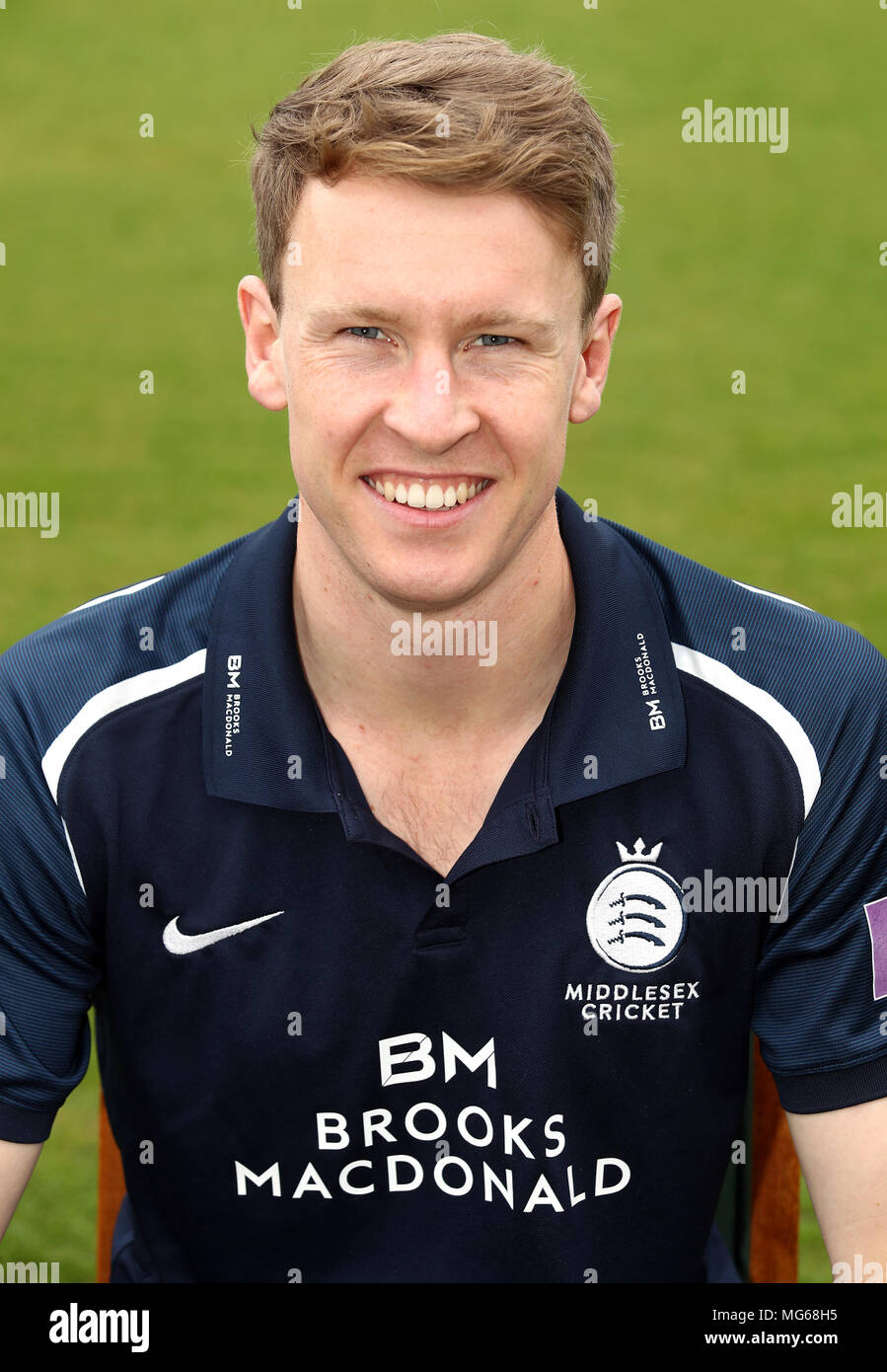 Middlesex's George Scott during the media day at Lord's Cricket Ground ...