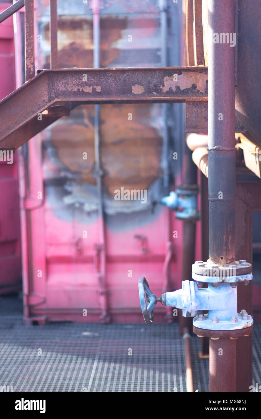Fire station firefighter training equipment used by fireman to simulate ...