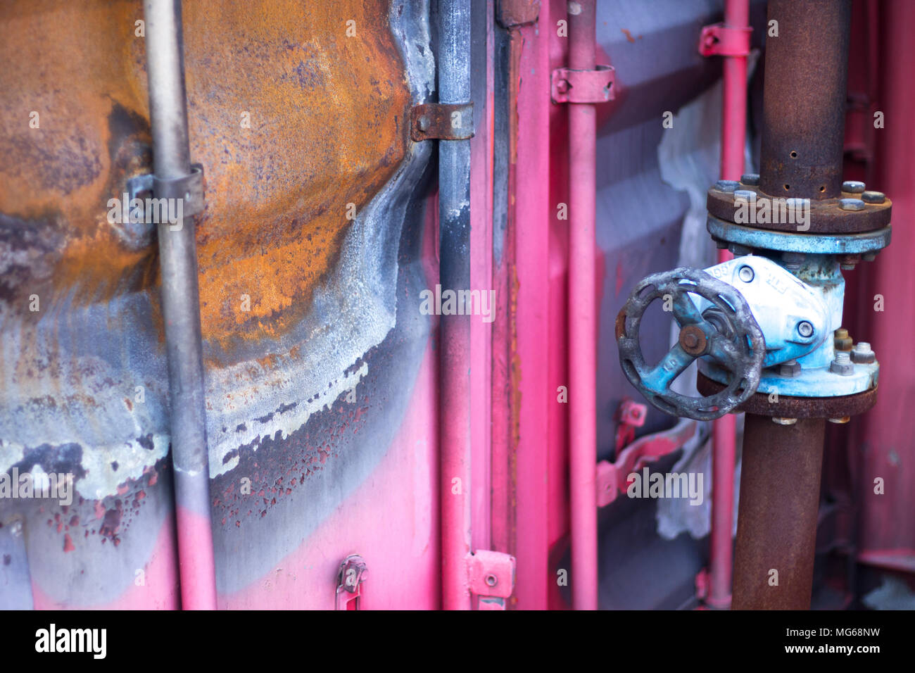 Fire station firefighter training equipment used by fireman to simulate ...