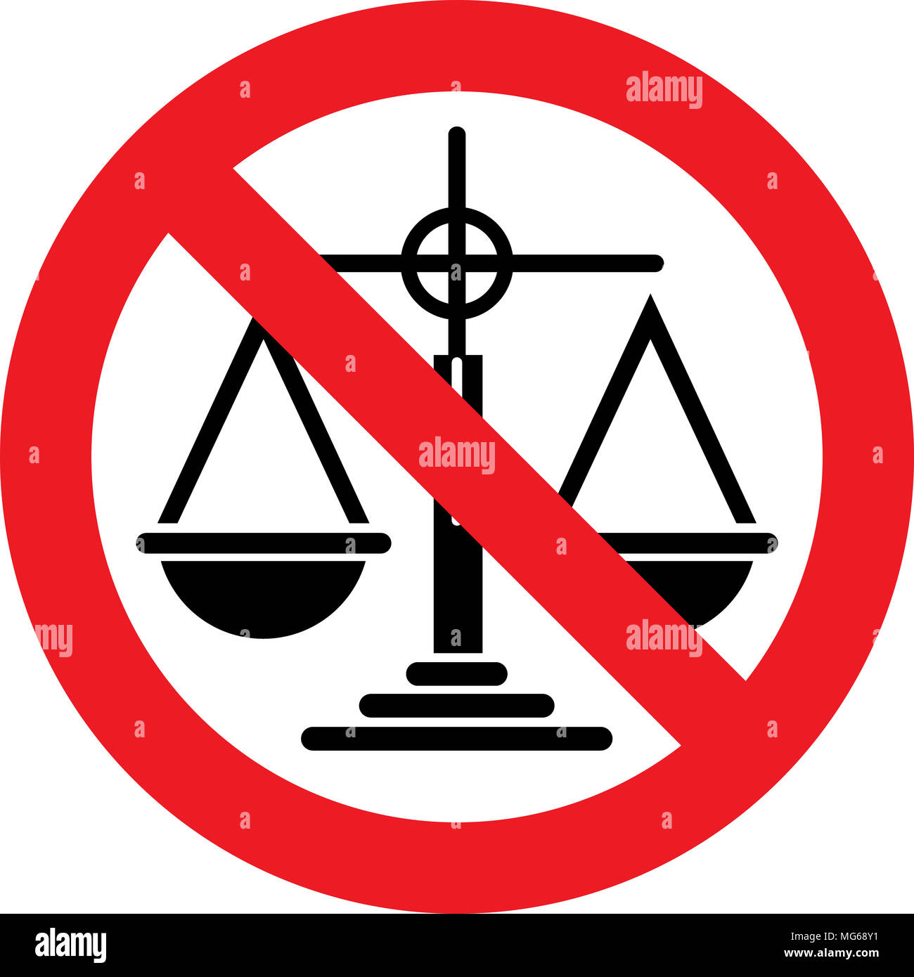 No justice available sign Stock Photo - Alamy