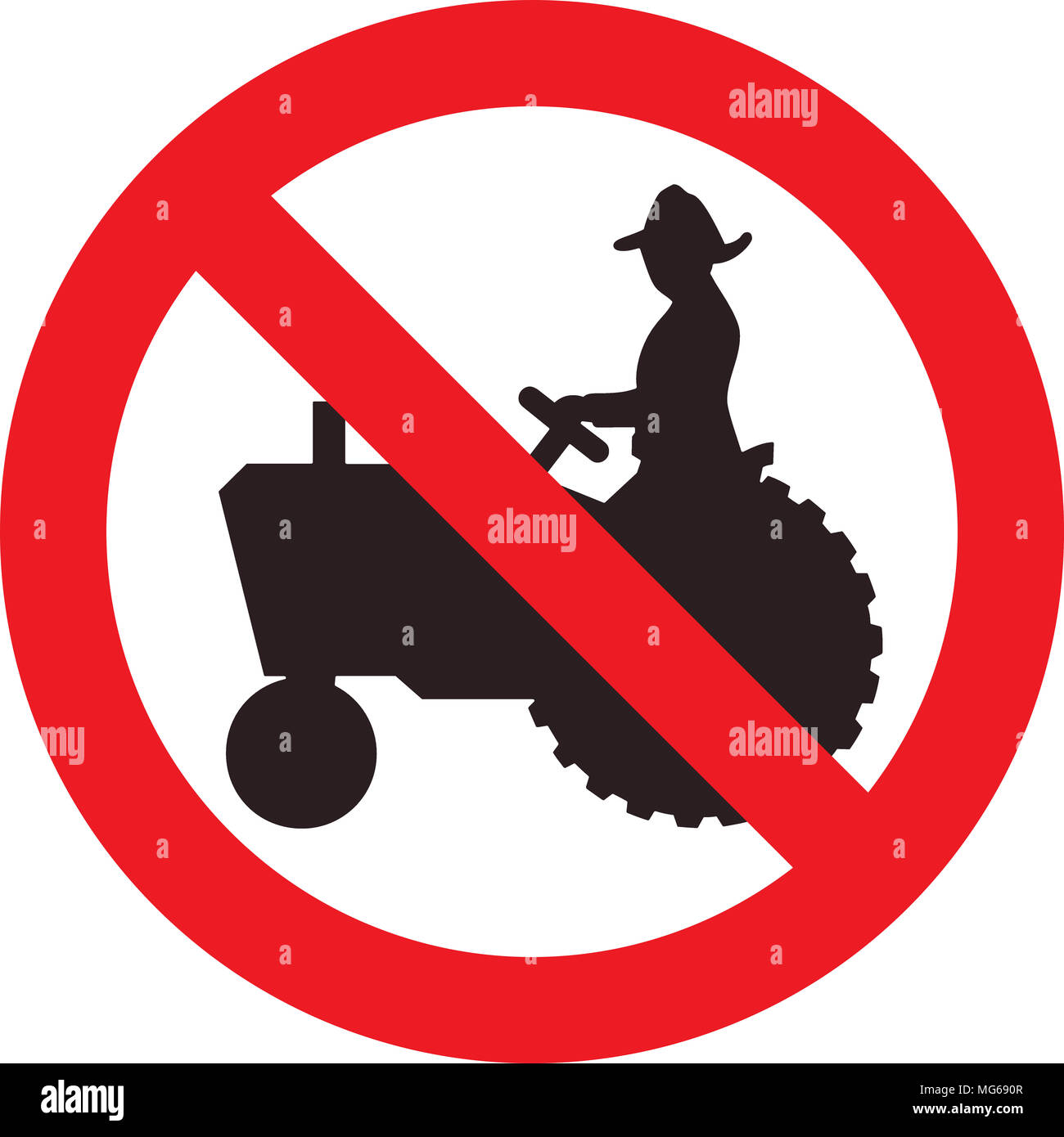 Warning Sign Farm Machinery High Resolution Stock Photography and ...