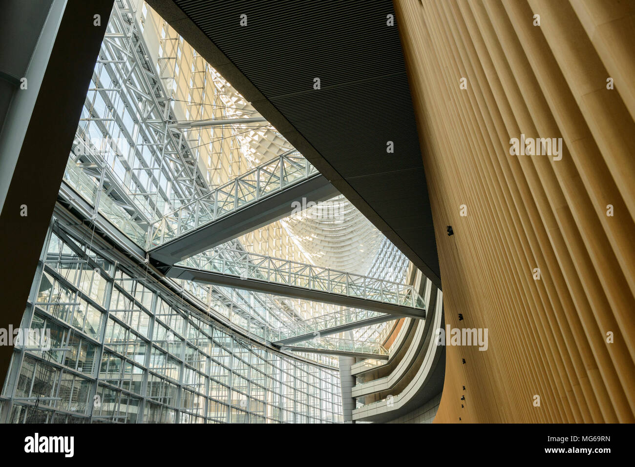 The interior of the International Forum in Tokyo, Japan Stock Photo - Alamy