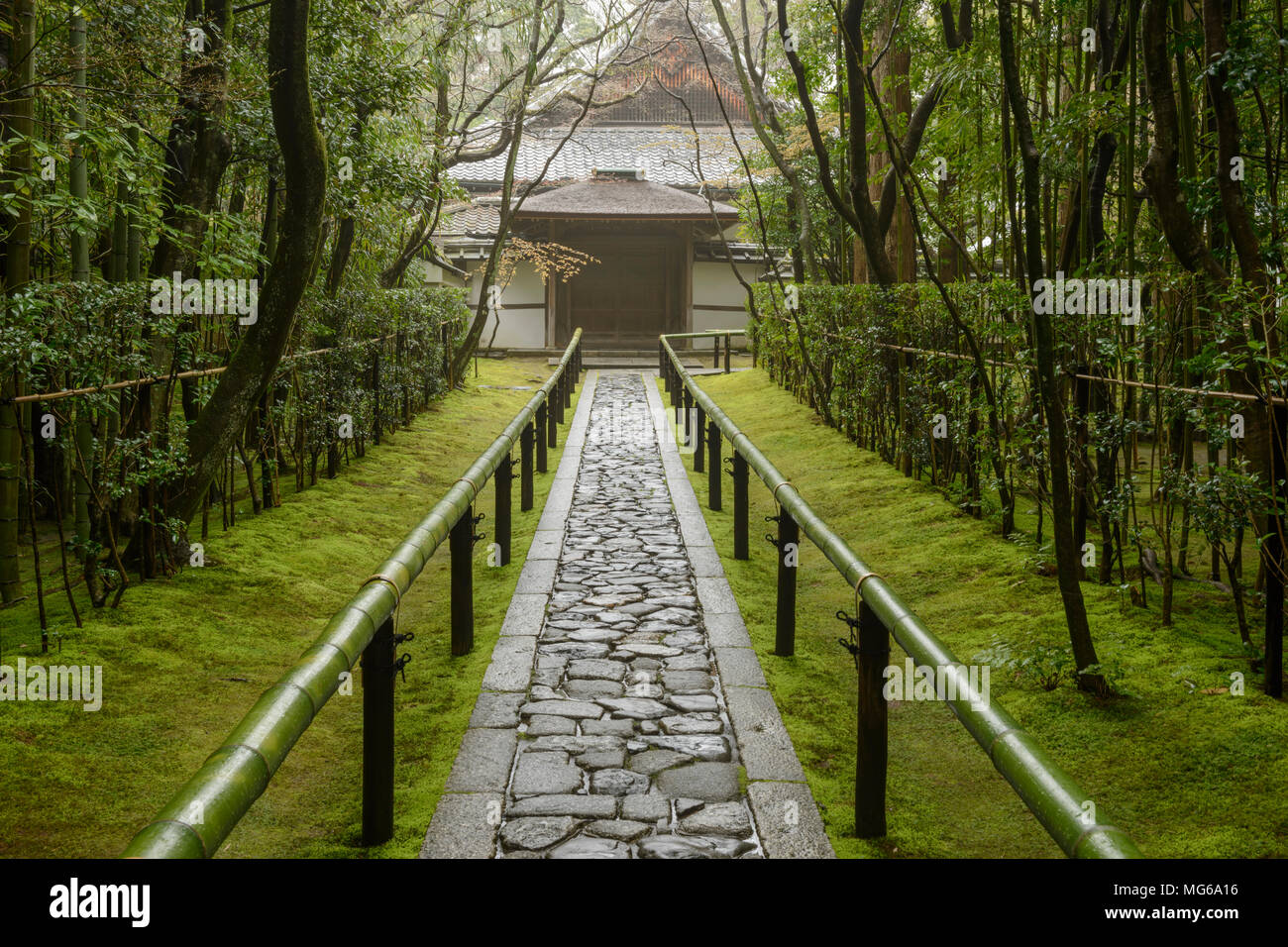 The entrance to Koto-in Subtemple, part of the Daitoku-ji Temple, in ...