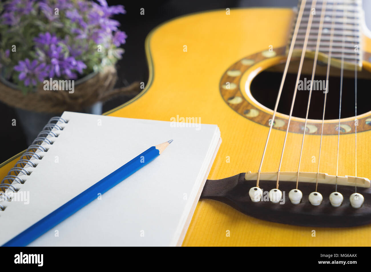 Song notebook hi-res stock photography and images - Alamy