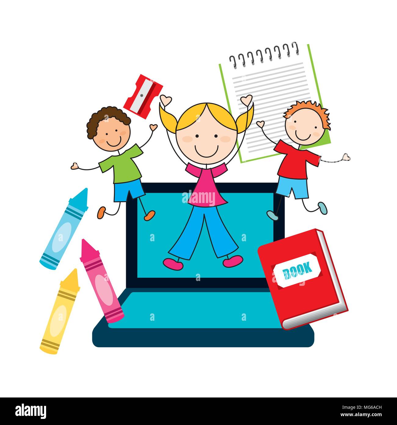 elementary school design, vector illustration eps10 graphic Stock ...