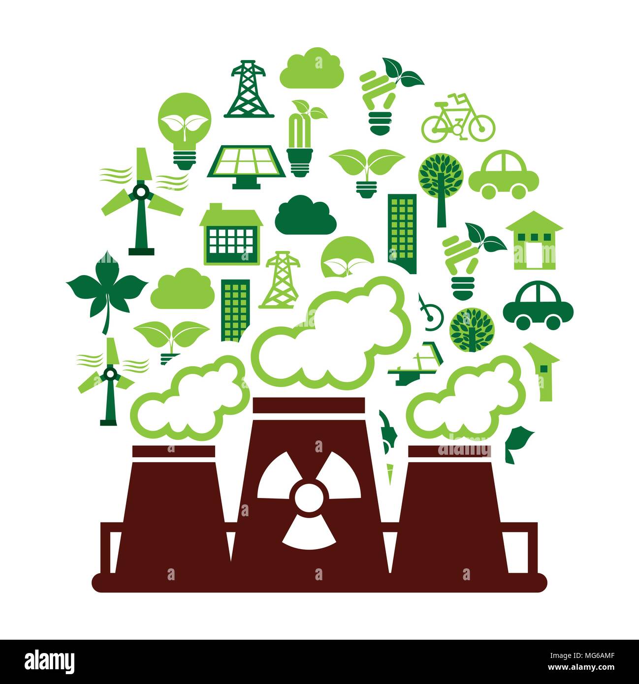 eco friendly design, vector illustration eps10 graphic Stock Vector ...