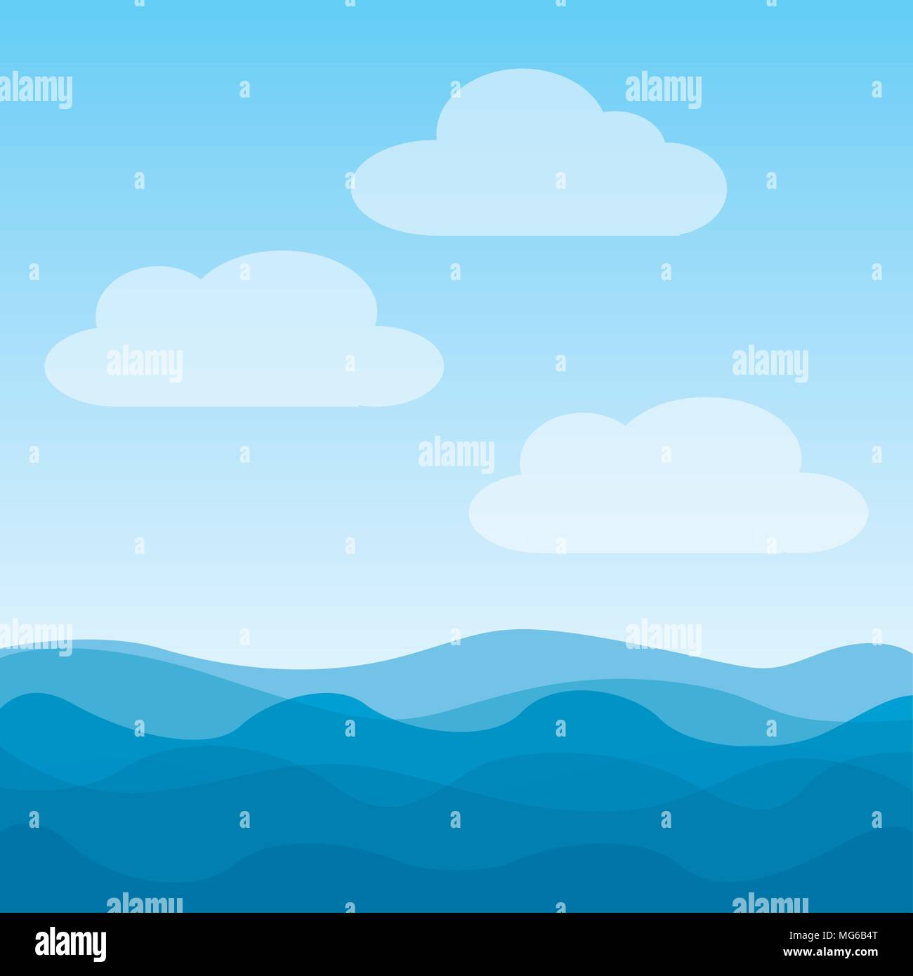 sea concept design, vector illustration eps10 graphic Stock Vector ...