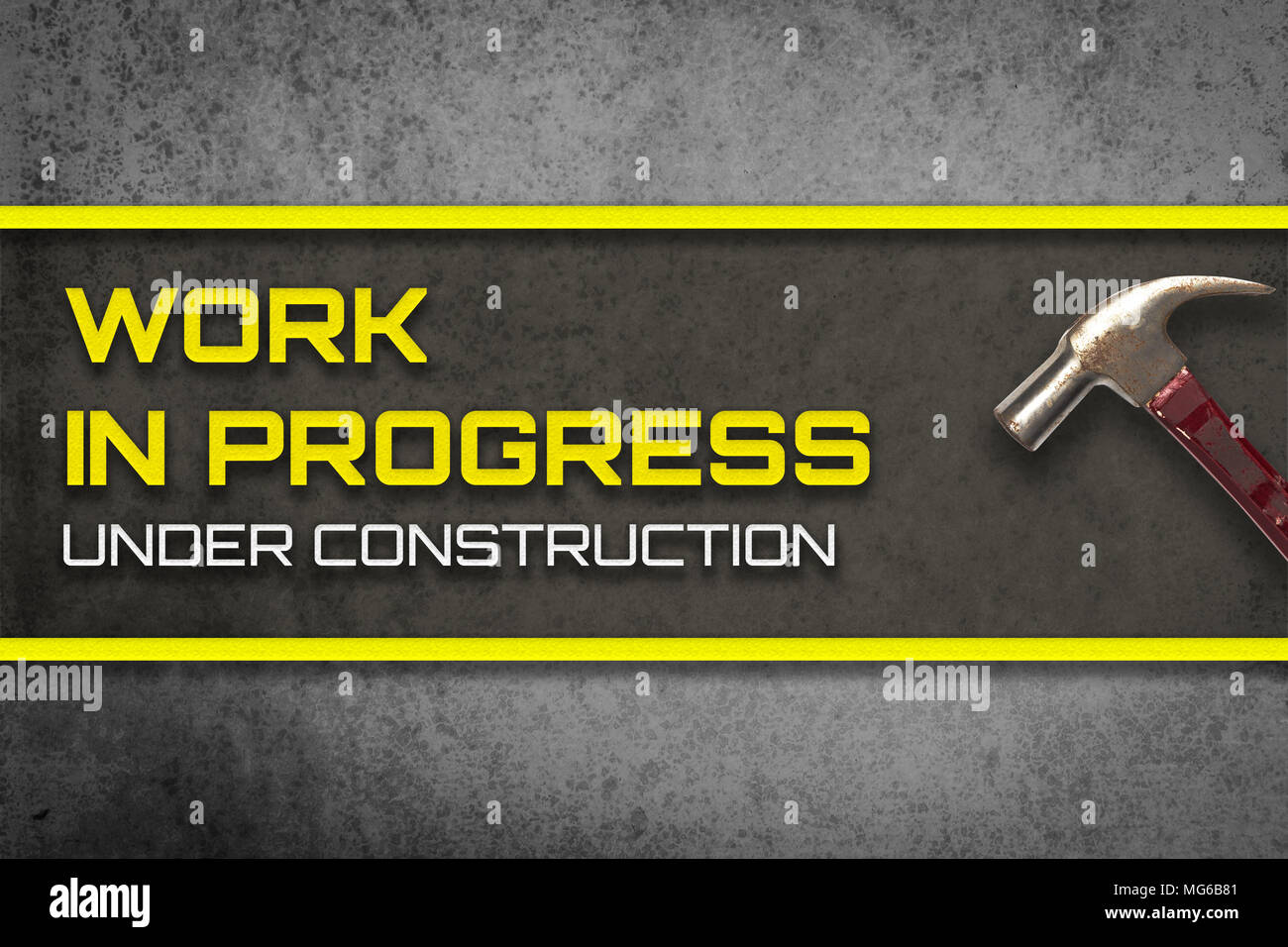 Work in progress under construction hi-res stock photography and images ...