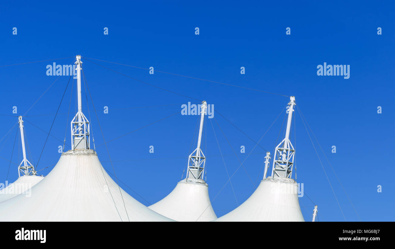 The Butlins dome and blue sky Stock Photo - Alamy