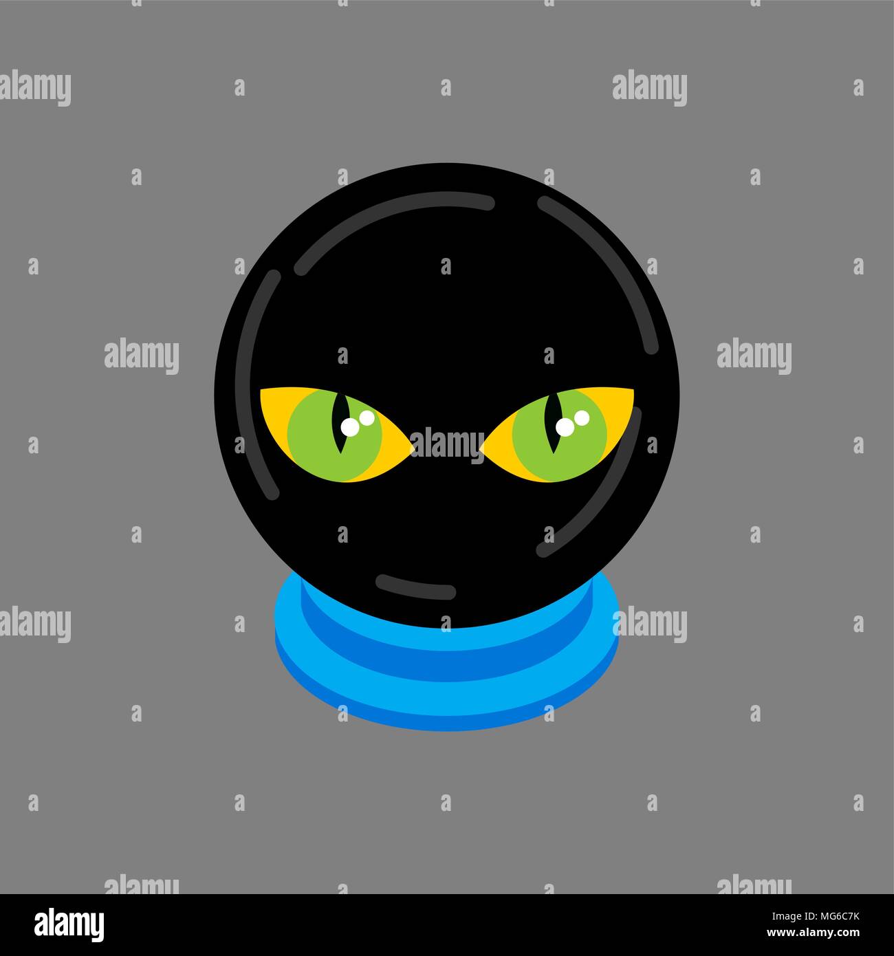 Clairvoyant psychic sign Stock Vector Images - Alamy