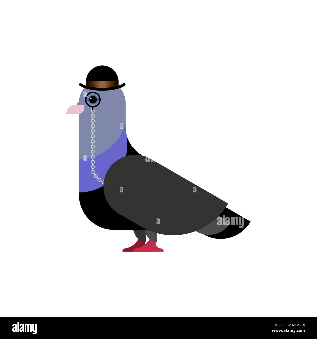 Cartoon bird in top hat hi-res stock photography and images - Alamy