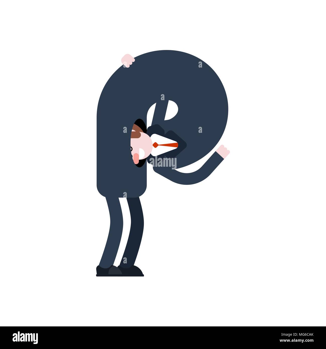 Person looking mirror future Stock Vector Images - Alamy