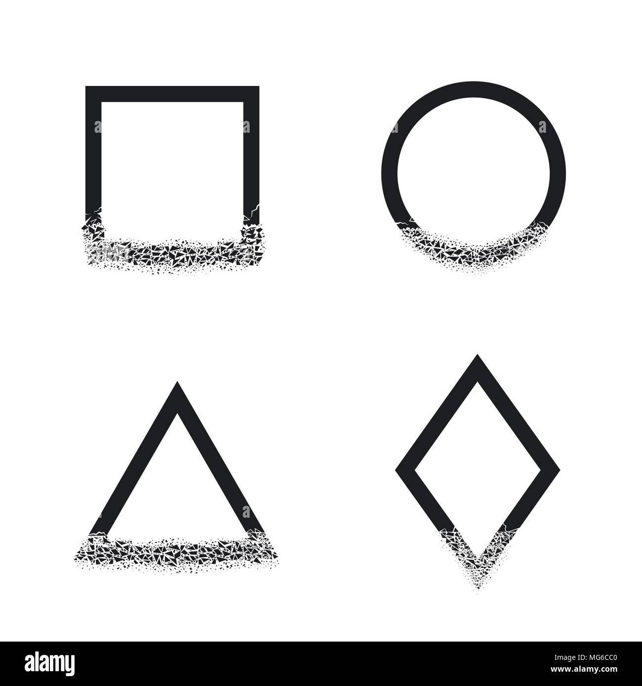 Broken shapes hi-res stock photography and images - Alamy