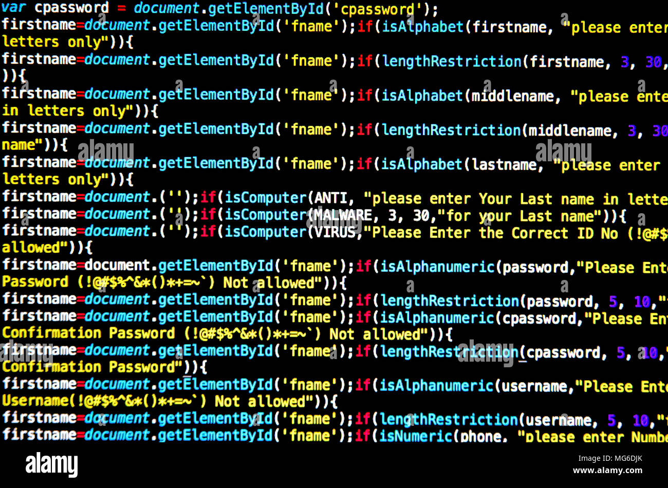 Desktop Source Code And Abstract Technology Background Developer And