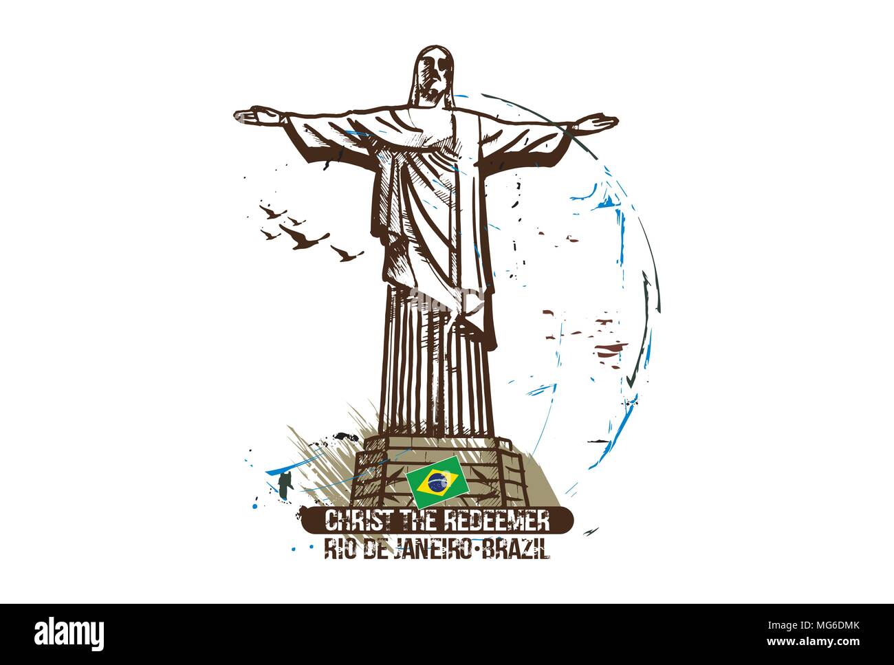 Christ the redeemer monument Cut Out Stock Images & Pictures - Alamy