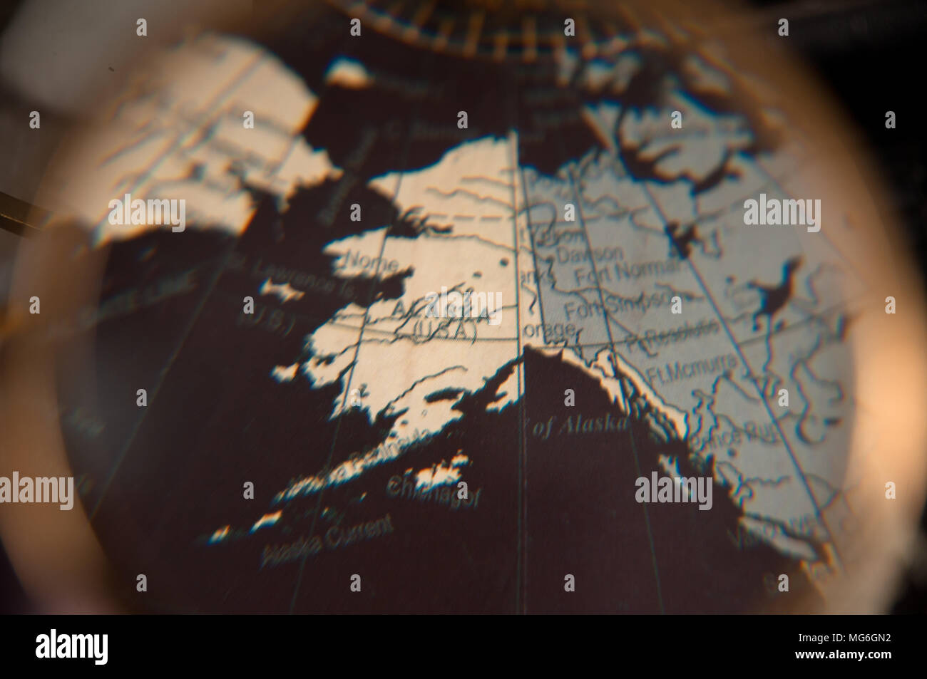 Canadian map focus hi-res stock photography and images - Alamy