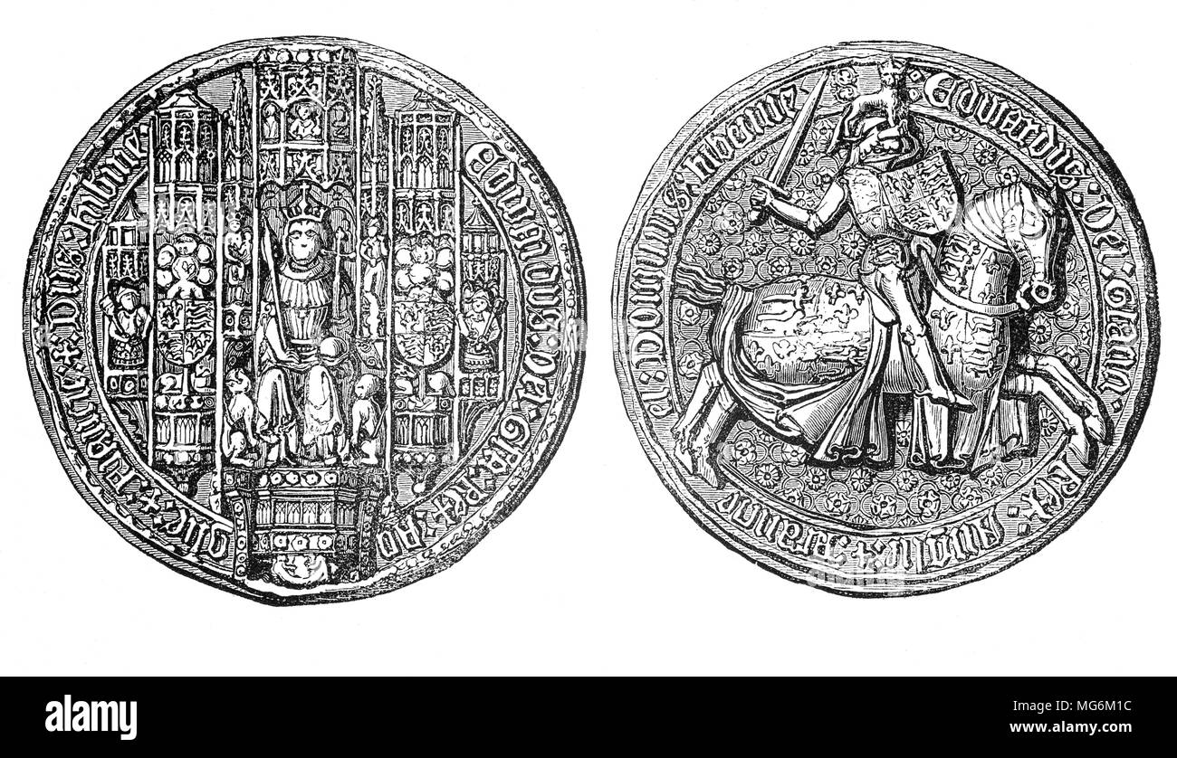 Royal seal edward iv hi-res stock photography and images - Alamy