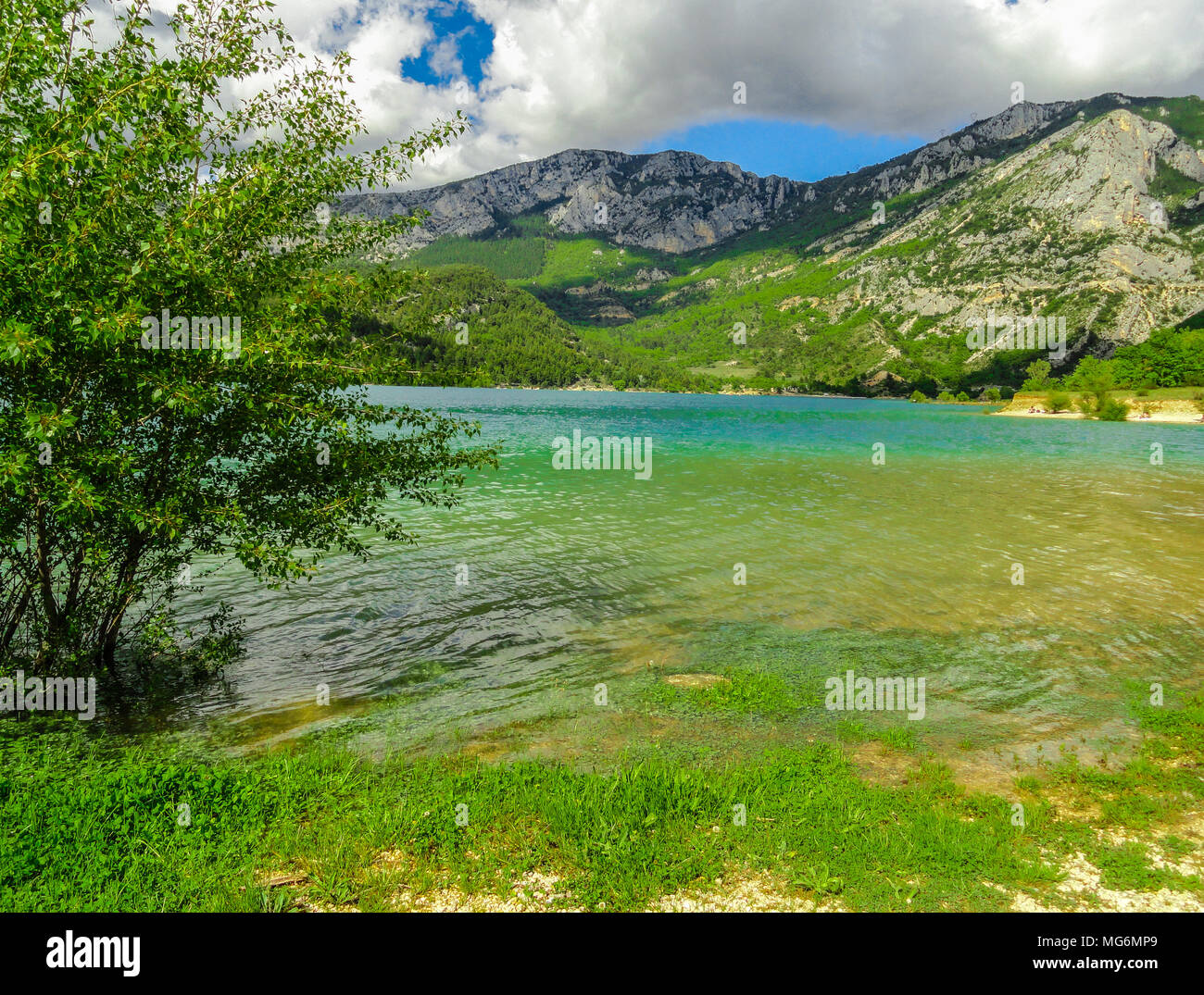 Lake of Sainte Croix du Verdon, France Stock Photo - Alamy