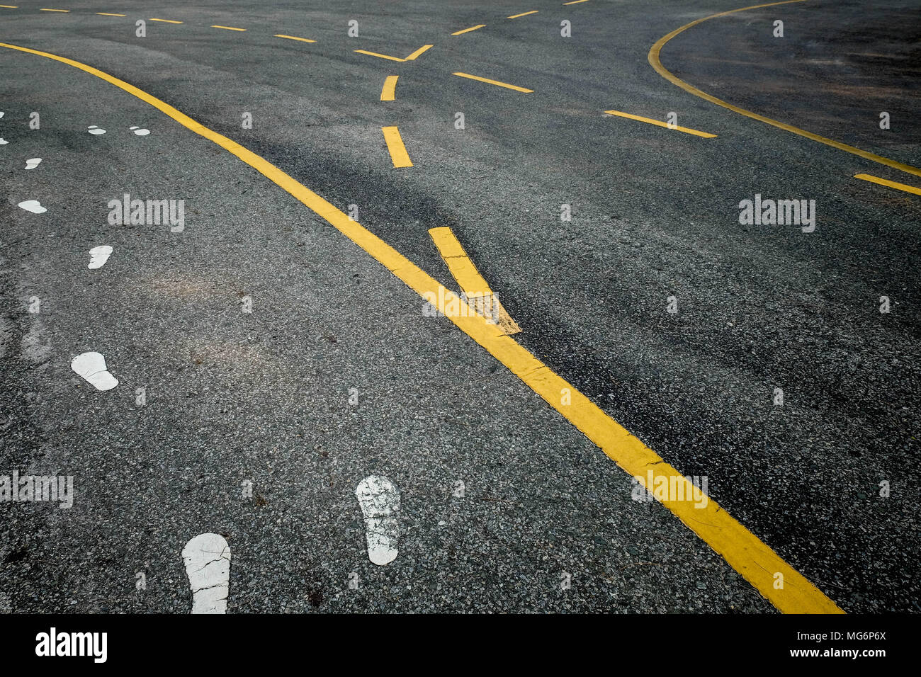 background texture line on asphalt road Stock Photo - Alamy