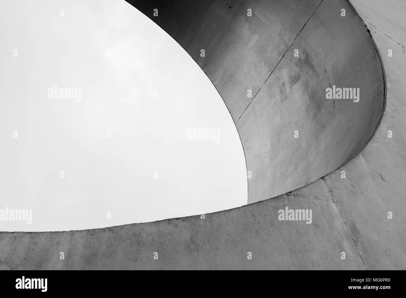 Abstract lines on architecture. modern architecture detail. Refined ...