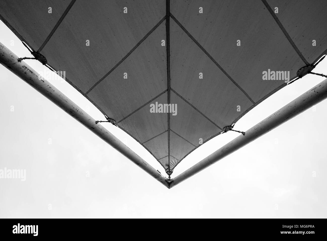 Abstract lines on architecture. modern architecture detail. Refined ...