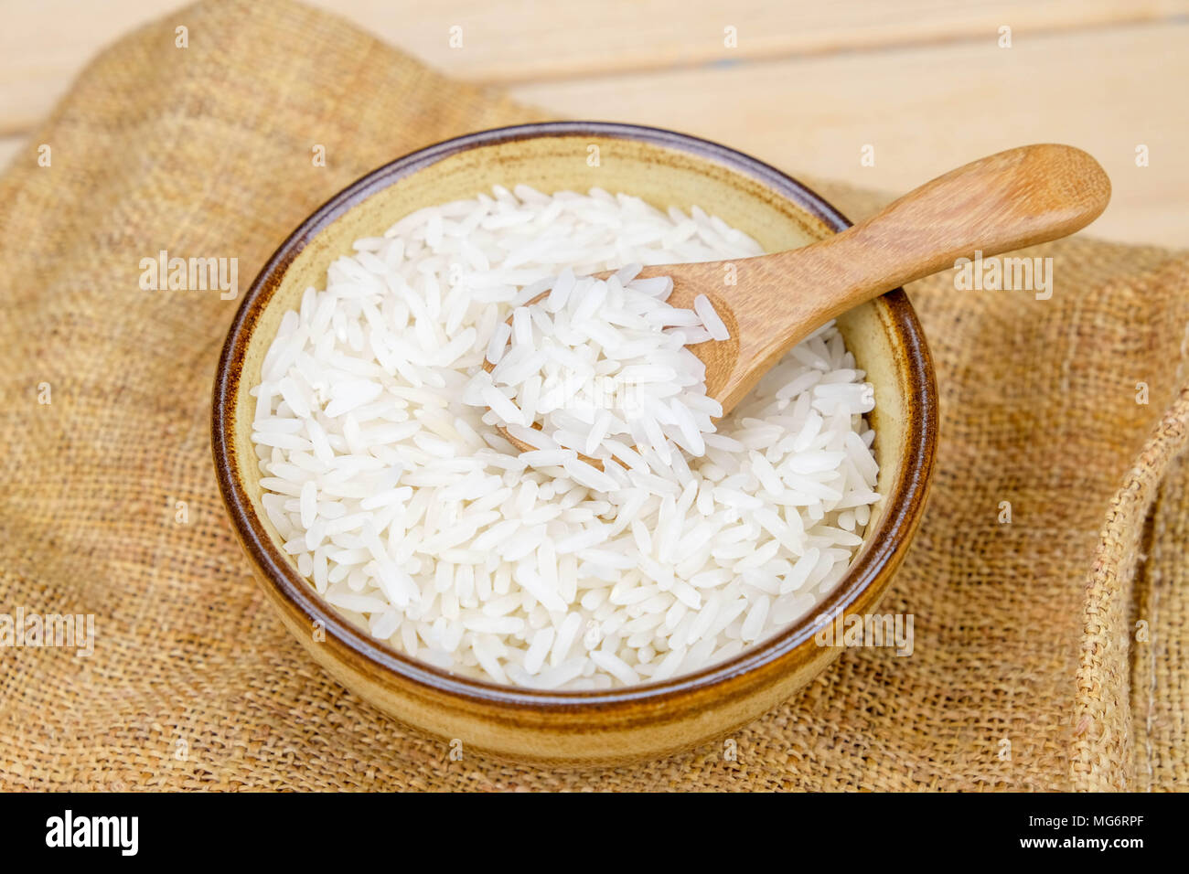 Rice, the staple food of Asians Stock Photo - Alamy