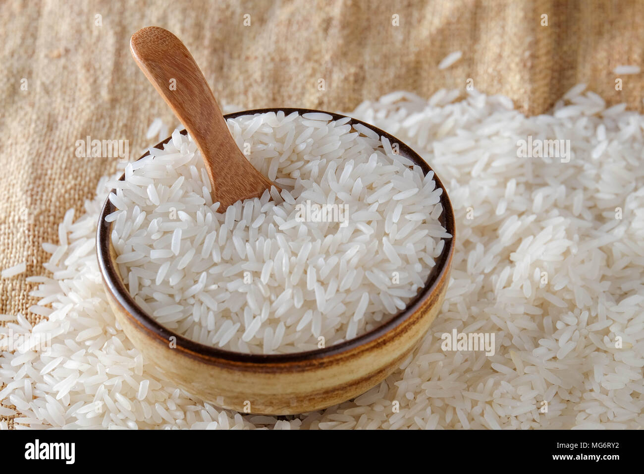 Rice, the staple food of Asians Stock Photo - Alamy