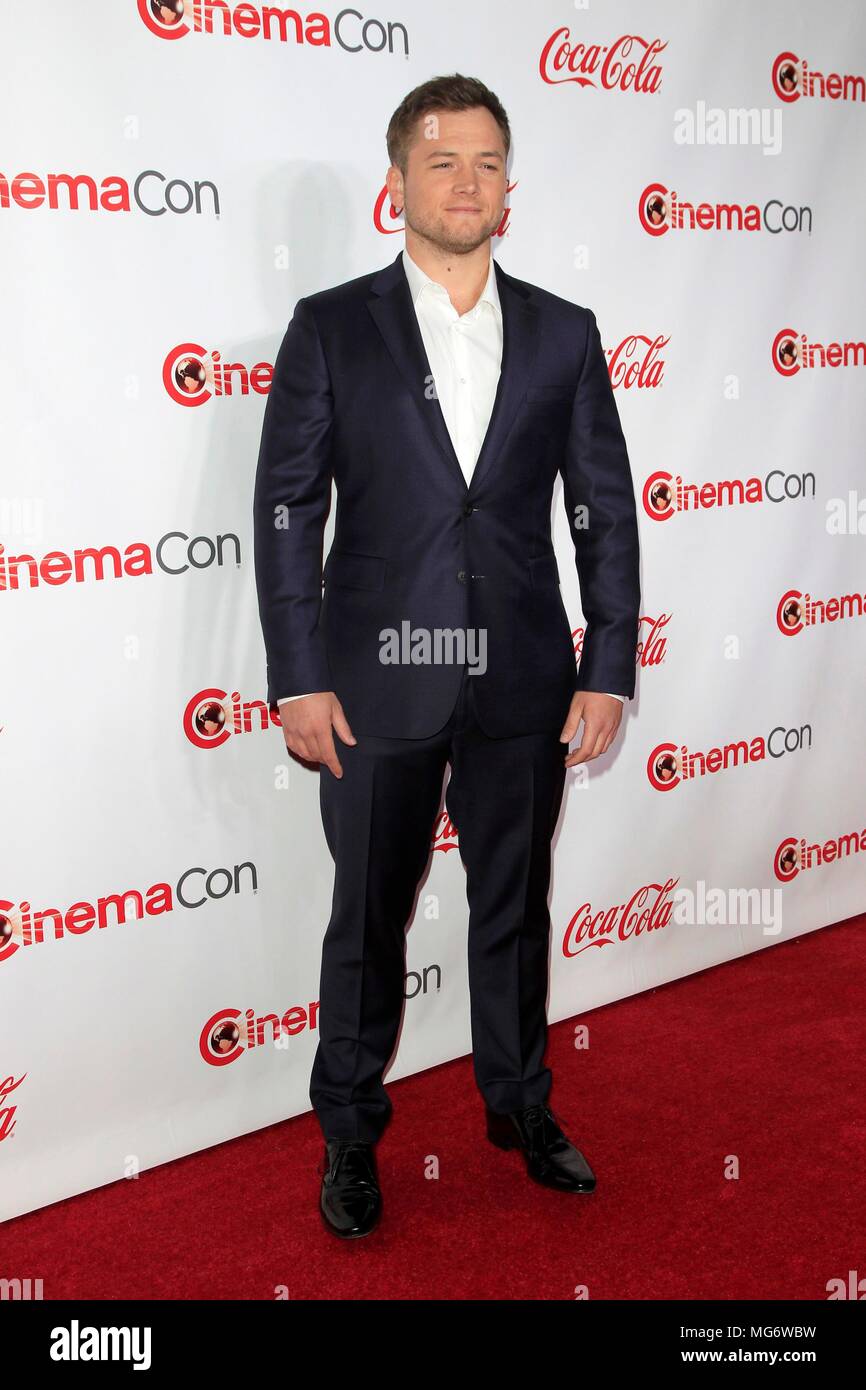 Las Vegas, NV, USA. 26th Apr, 2018. Taron Egerton at arrivals for ...