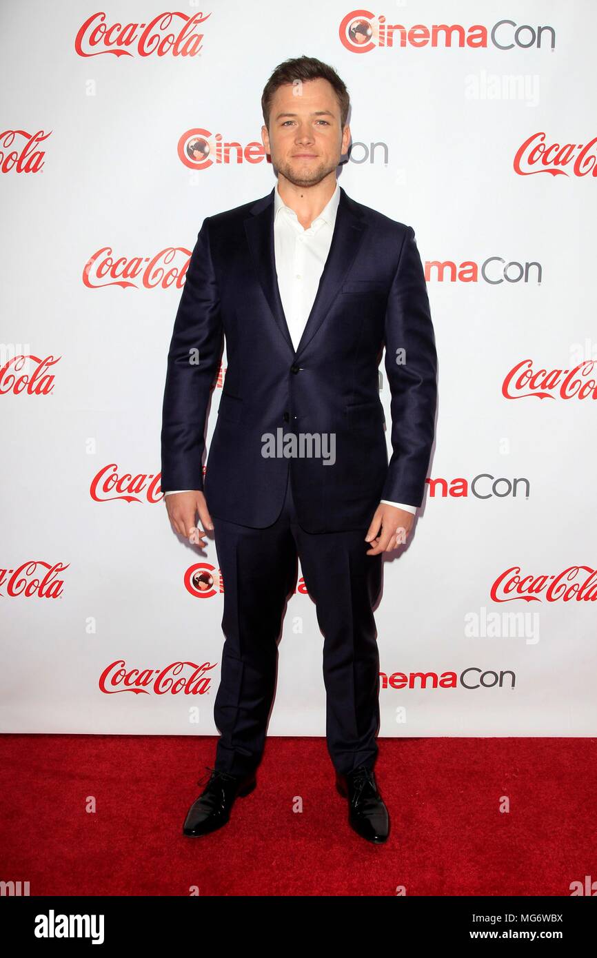 Las Vegas, NV, USA. 26th Apr, 2018. Taron Egerton at arrivals for ...