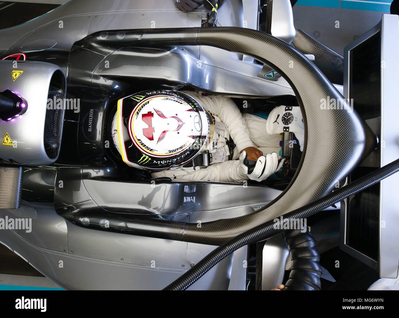 F1 cockpit hi-res stock photography and images - Alamy