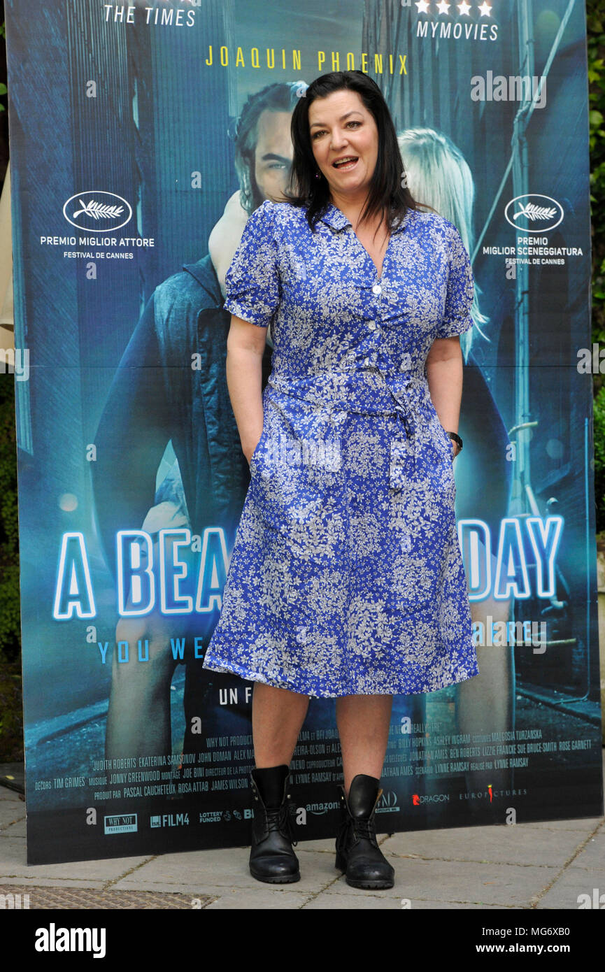 Rome, Photocall of the film "Beautiful Day" Pictured: Lynne Ramsay ...