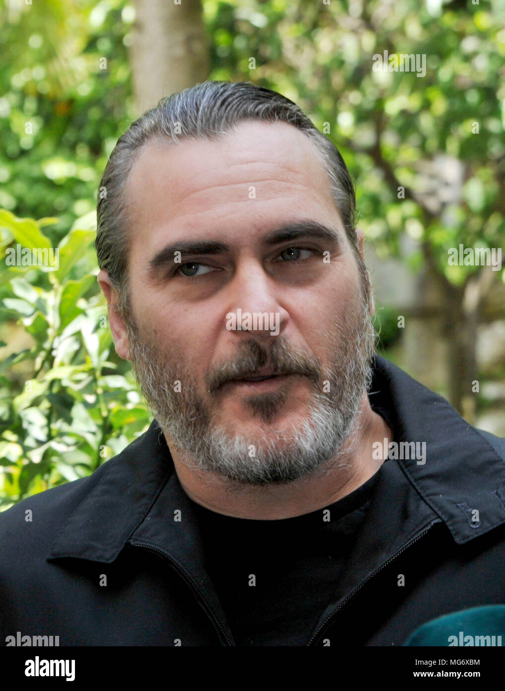 Rome, Photocall of the film "Beautiful Day" Pictured: Joaquin Phoenix ...
