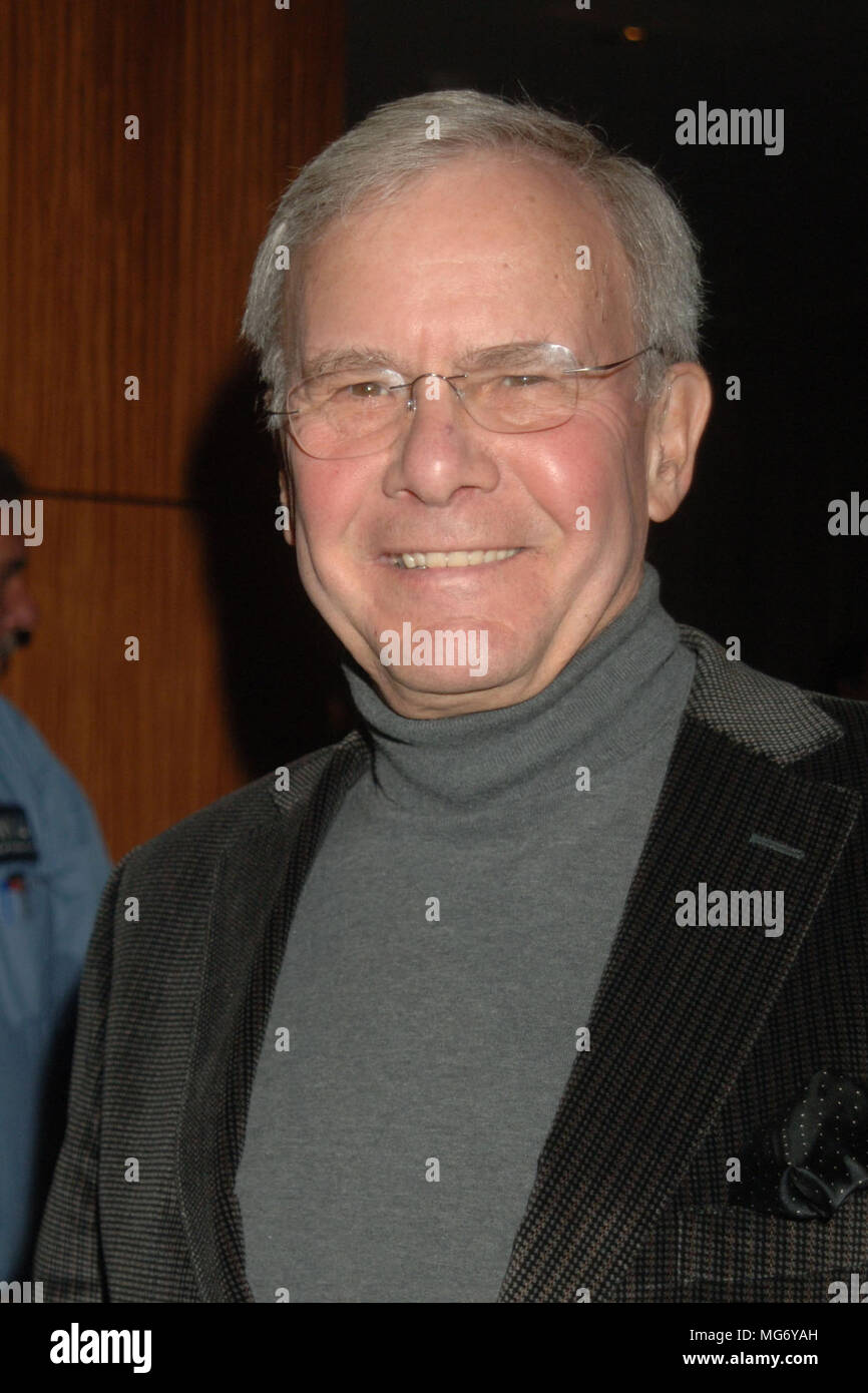 NEW YORK - DECEMBER 16, 2007:Former NBC Evening News anchor Tom Brokaw ...